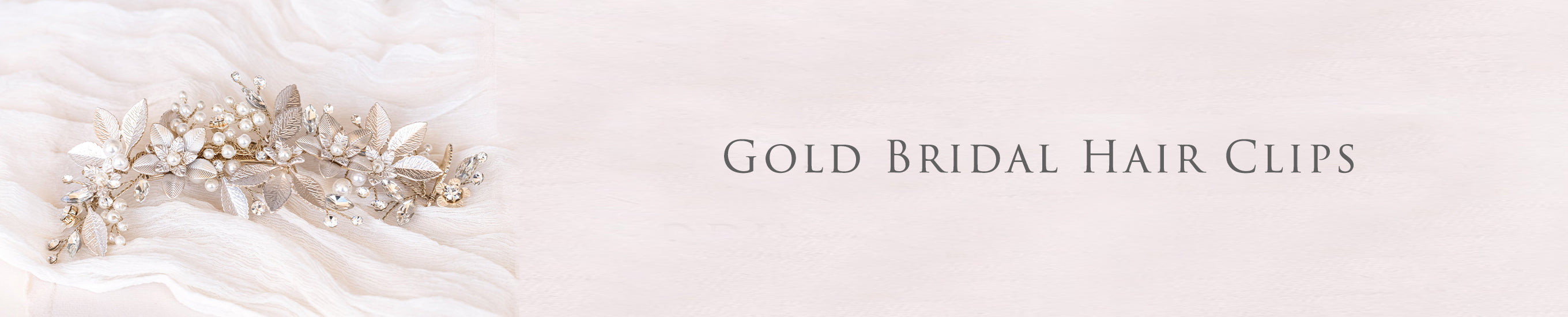 Gold Hair Clips for Weddings - Buy a Classy Gold Bridal Hair Clip – The ...