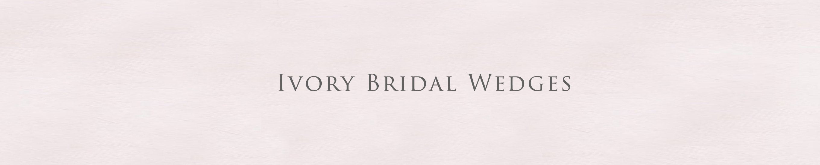Ivory Bridal Wedges - Elegant & Comfortable Ivory Wedding Wedge Heels ...