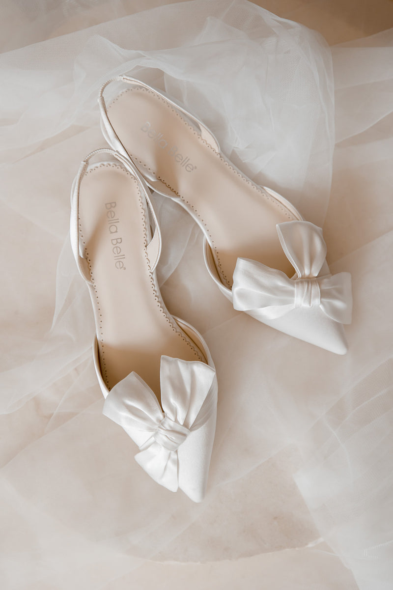 Designer Flat Wedding Shoes | Designer Bridal Flats Perfect for Dancing ...